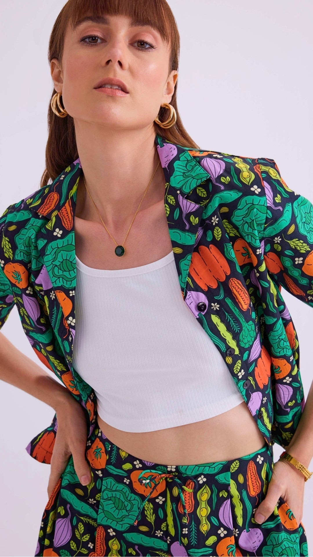 Big Veg Energy' Edit | Quirky Vegetable Print | Wild & Pree